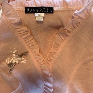 Biscotti | Dresses | Twopiece Elegant Delicate Satin And Lace Childrens ...